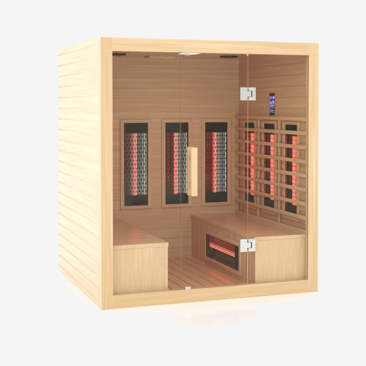 Wellbeing Pod Infrared Sauna Room Natural Timber Cabin Enhance Your ...