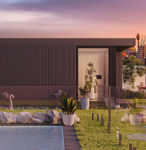 Outdoor Barbeque BBQ Kitchen Backyard Pod Entertainment Space Flat ...